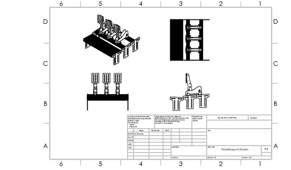 Plans/CNC - Pedal Mounting Plate Set, CNC files – Open Sim Rigs