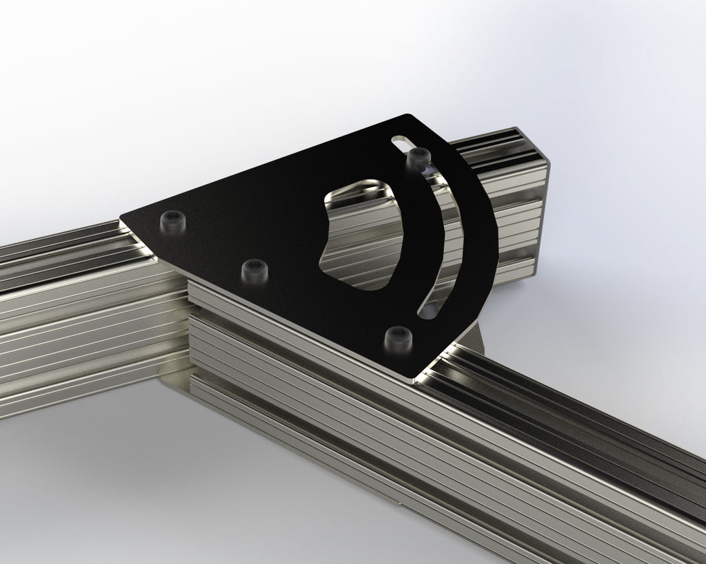 Triple Monitor Angle Adjustment Bracket - 0 to 70 deg - 4 Bolt – Open ...