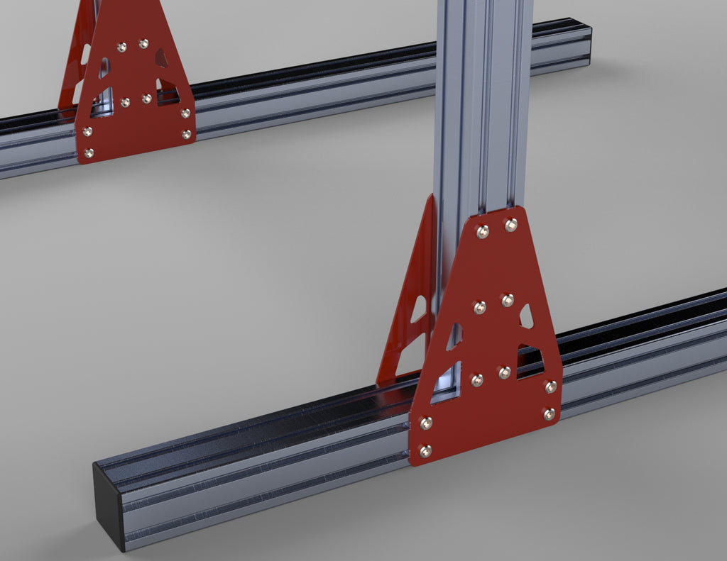 Plans - Monitor Stand - 10 or 25 series extrusion – Open Sim Rigs