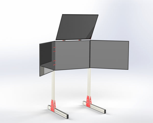 Plans/CNC - Stand for Four 32" > 46" Monitors – Open Sim Rigs
