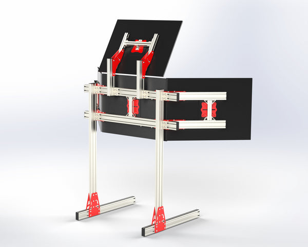 Plans/CNC - Stand for Four 32" > 46" Monitors – Open Sim Rigs