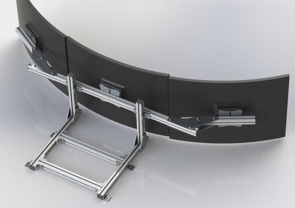Plans - Triple Monitor Desk Mount - 10, 25, 15 & 40 Series – Open Sim Rigs