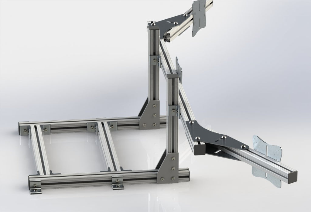 Plans - Triple Monitor Desk Mount - 10, 25, 15 & 40 Series – Open Sim Rigs