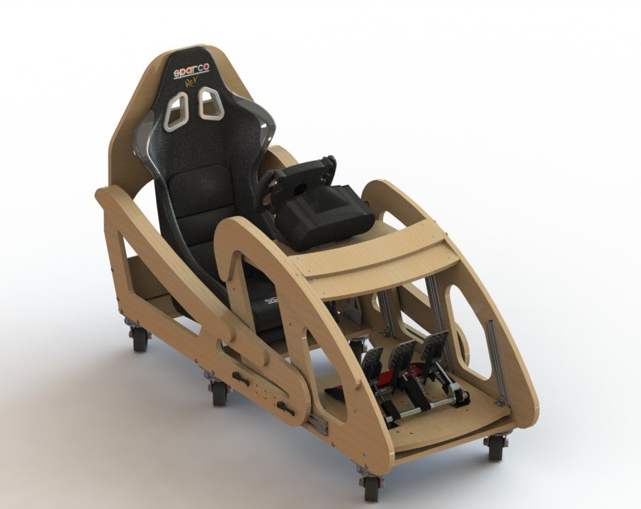 Plans - Super Sport F1/GT - Low Side - Wood – Open Sim Rigs