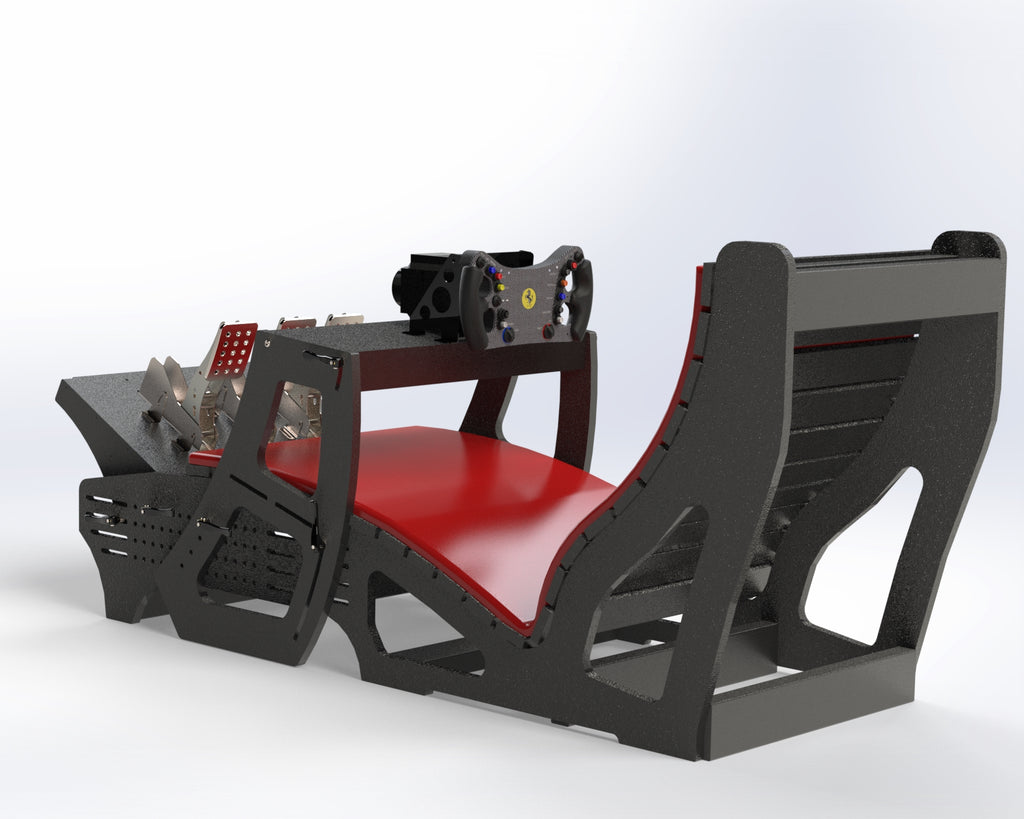 Plans - Super Sport - F1 Seat V2 - Wood – Open Sim Rigs