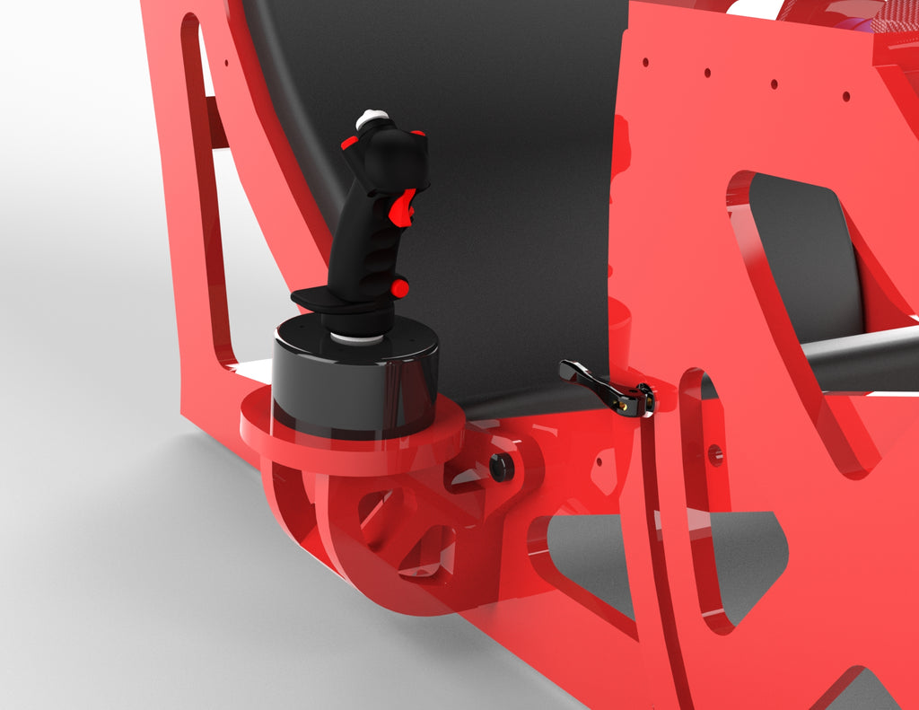 Plans - Joystick Flight Control Mount - Wood – Open Sim Rigs