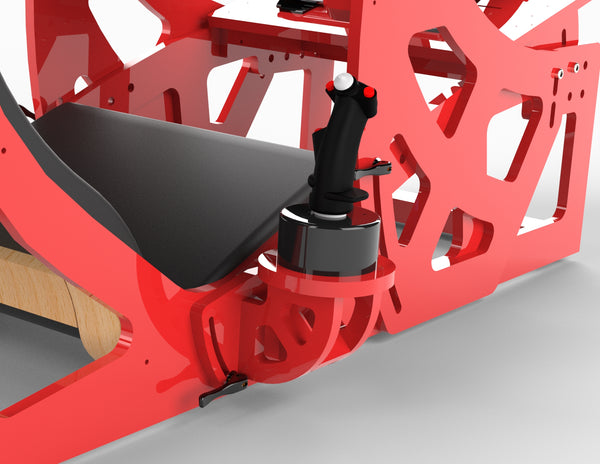 Plans - Joystick Flight Control Mount - Wood – Open Sim Rigs