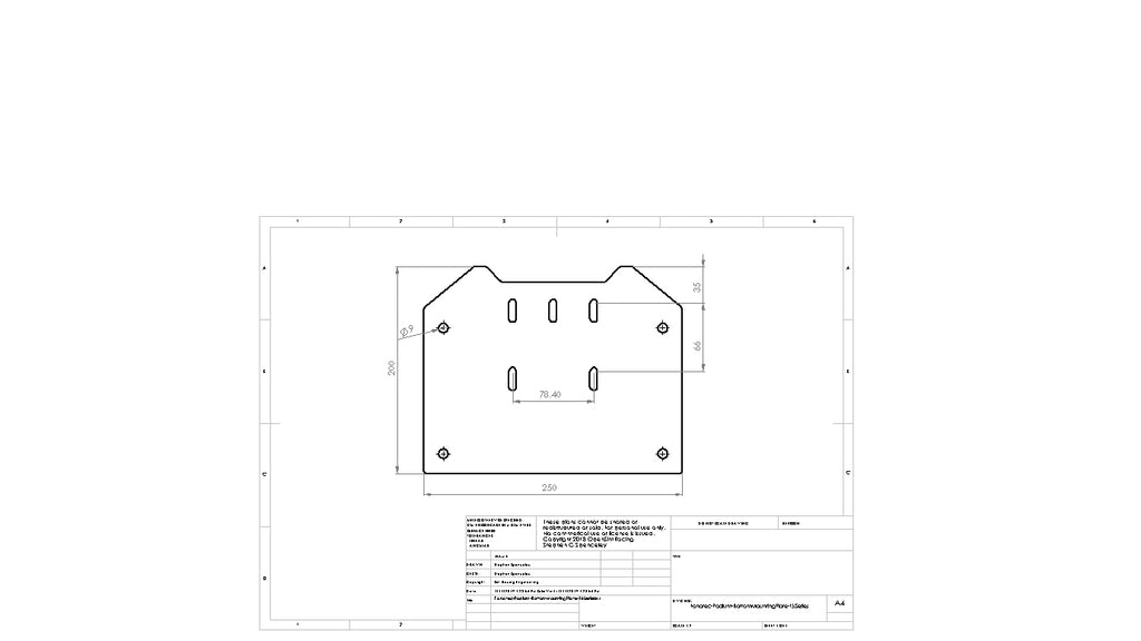 Wheel Mount Kit - Fanatec - Bottom Plate – Open Sim Rigs