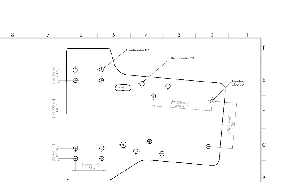 Plans/CNC - Shifter Mounting Plate, CNC files – Open Sim Rigs