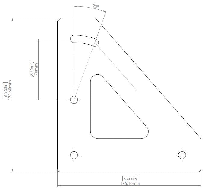 Wheel Mount Kit - Fanatec Podium - Side Plates – Open Sim Rigs