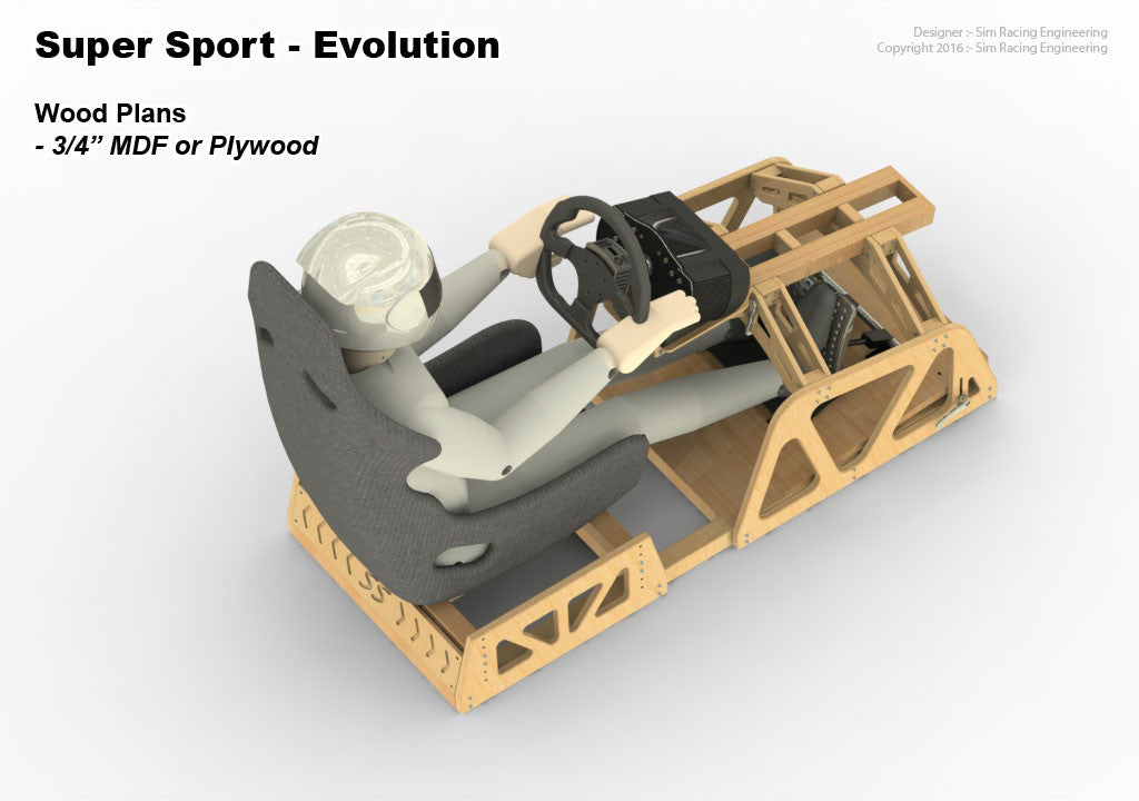 Plans - Super Sport Evolution - Wood – Open Sim Rigs