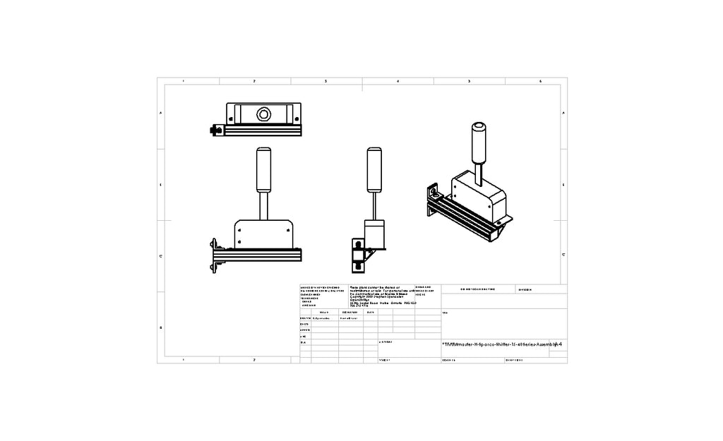 Plans/CNC - Shifter Mounting Plate, CNC files – Open Sim Rigs