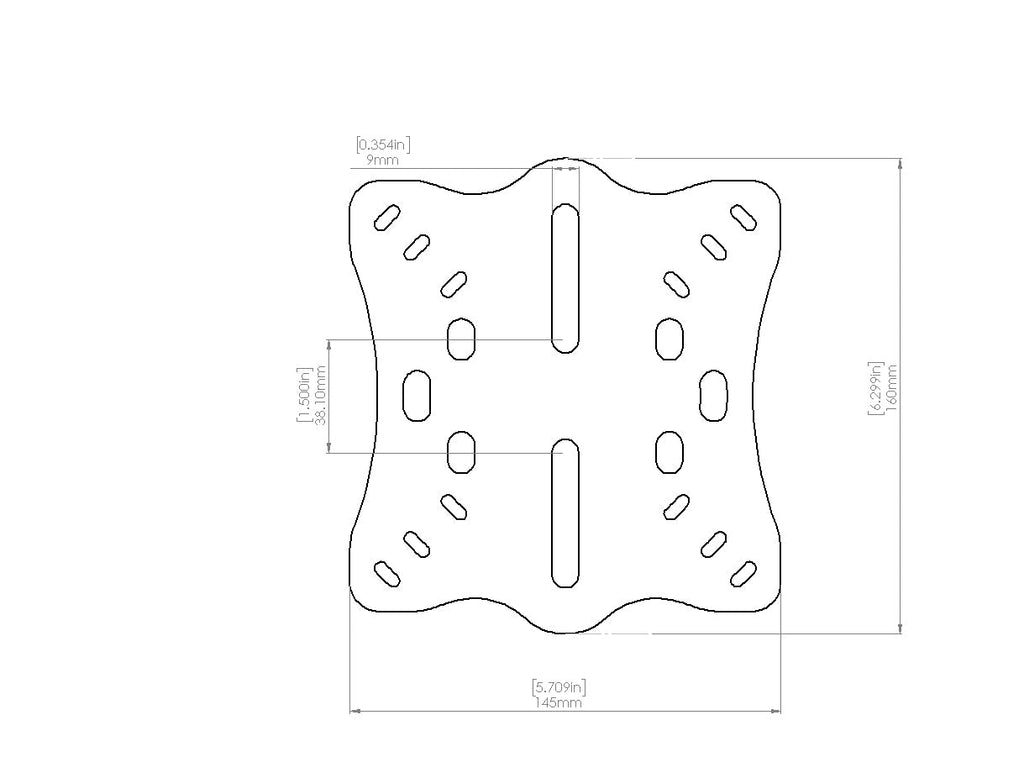 Plans/CNC - 4th Monitor Mounting Plate Set, CNC files – Open Sim Rigs